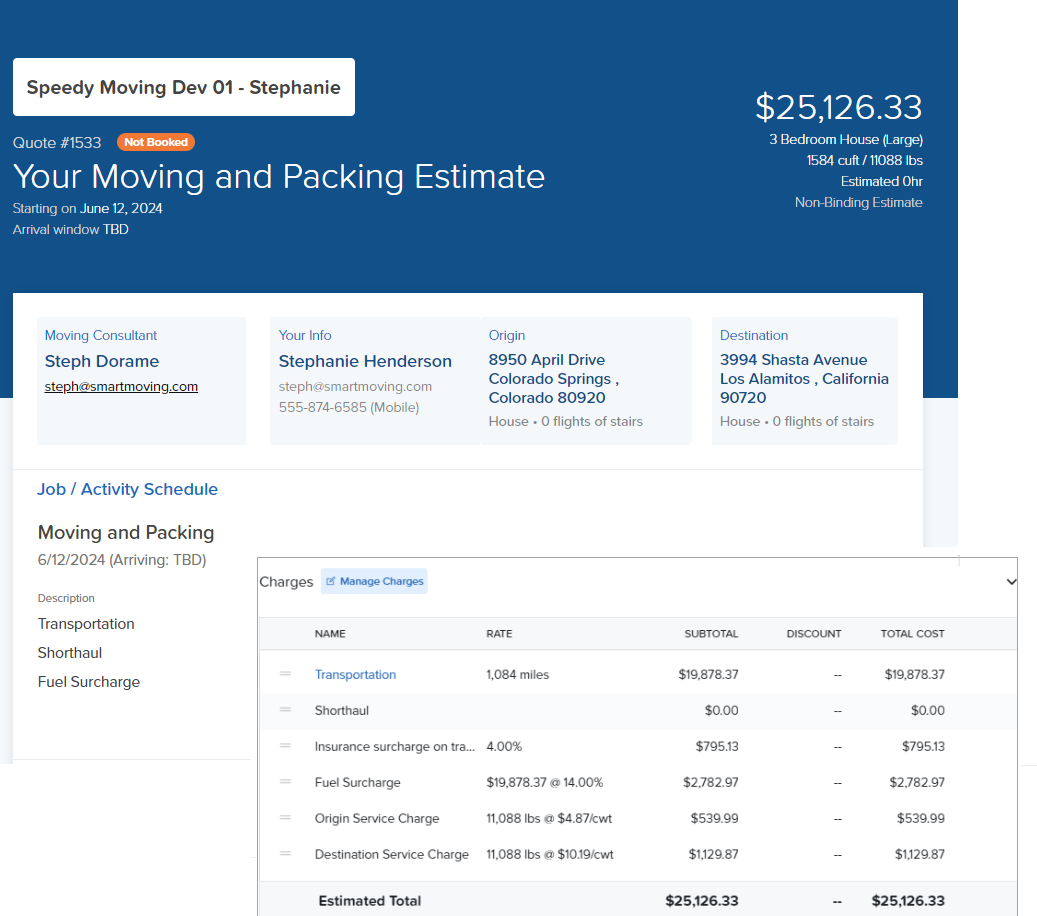 Streamline Your Interstate Move Estimates with The SM-100 Managed Tariff