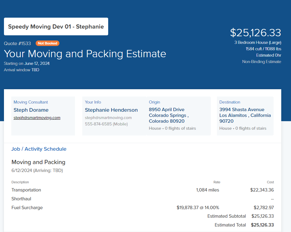 Smart Estimates for Your Moving Company | SmartMoving